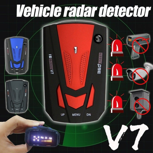 Upgrade V7 Cobra 16 Band 360 Car Camera Lidar Detector Radar Detector ...