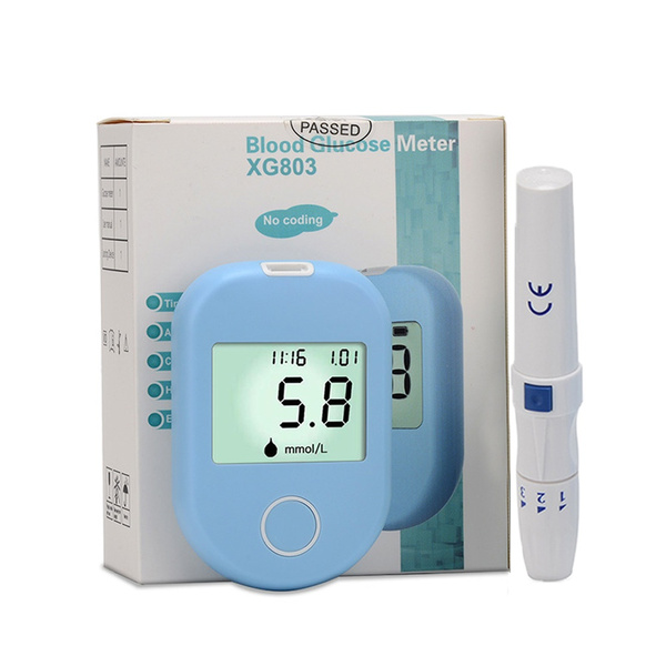 4in1 Meter Blood Ketone Uric Acid Glucose Monitor Kit Diabetes Gout ...